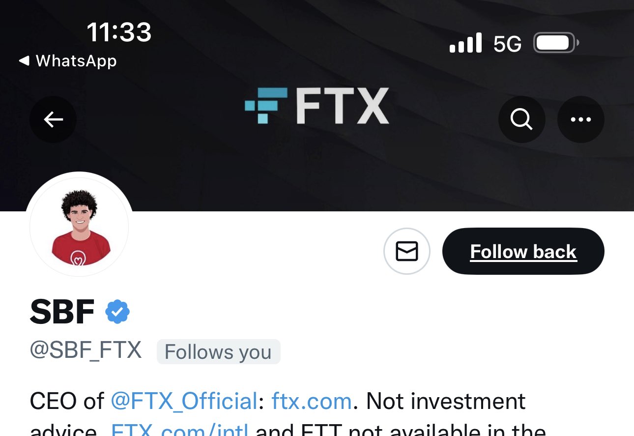 Davinci Jeremie on Twitter: "Please unfollow me! ⁦@SBF_FTX⁩ https://t.co/GooauUDKxA" / Twitter