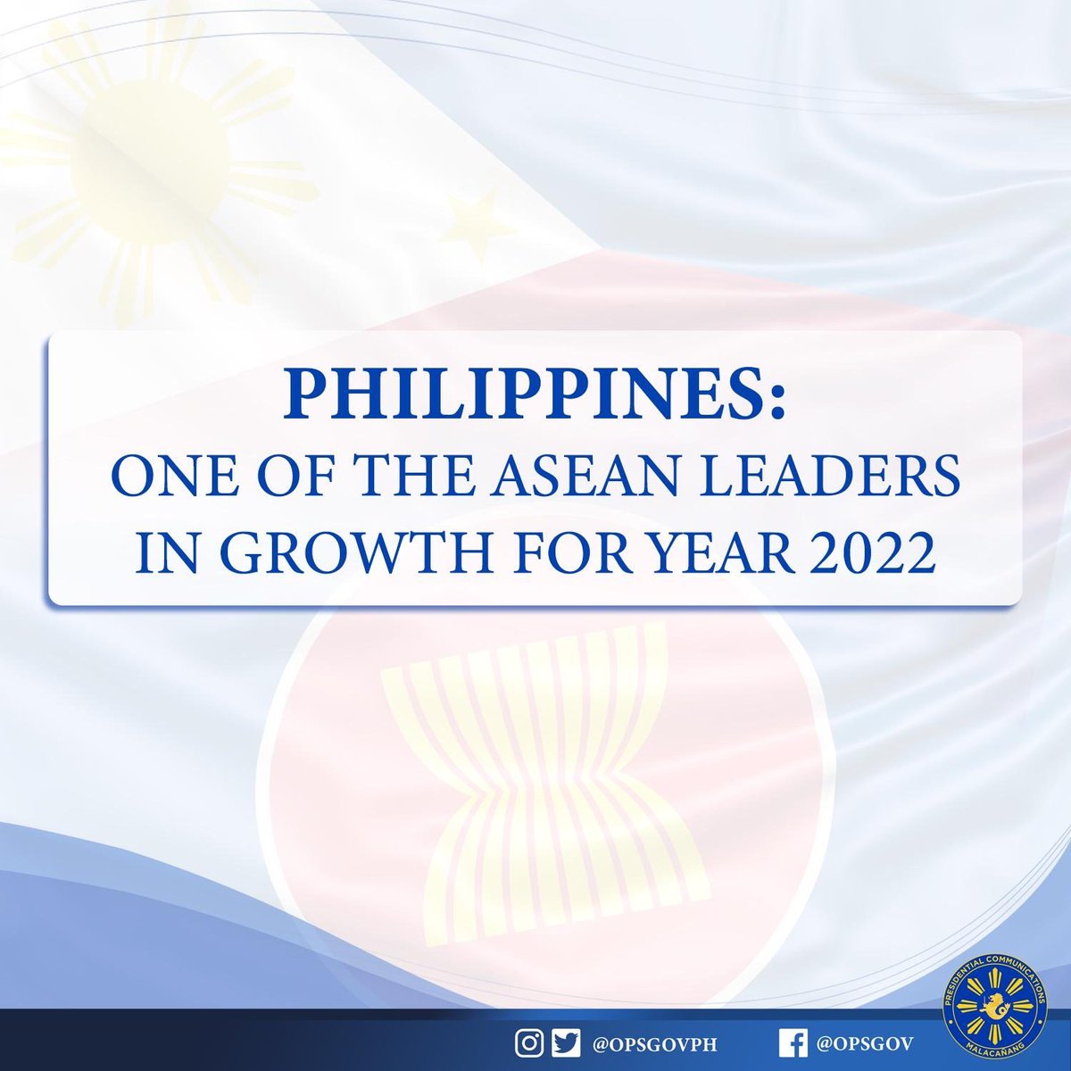 Office of the Press Secretary on Twitter: "Inaasahan ang pangunguna ng Pilipinas bilang isa sa ...