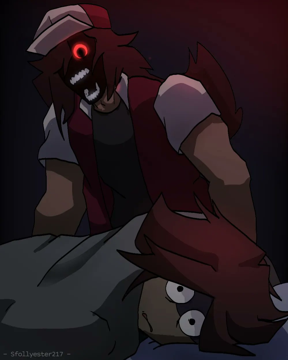 Strangled Red Fan Art