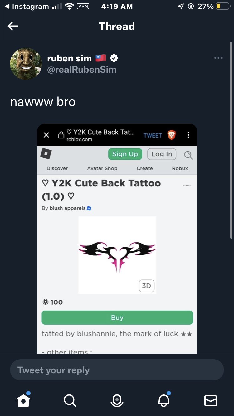 trevor hinglebunjus on Twitter: "@realRubenSim Wait what was this I’m so confused https://t.co ...