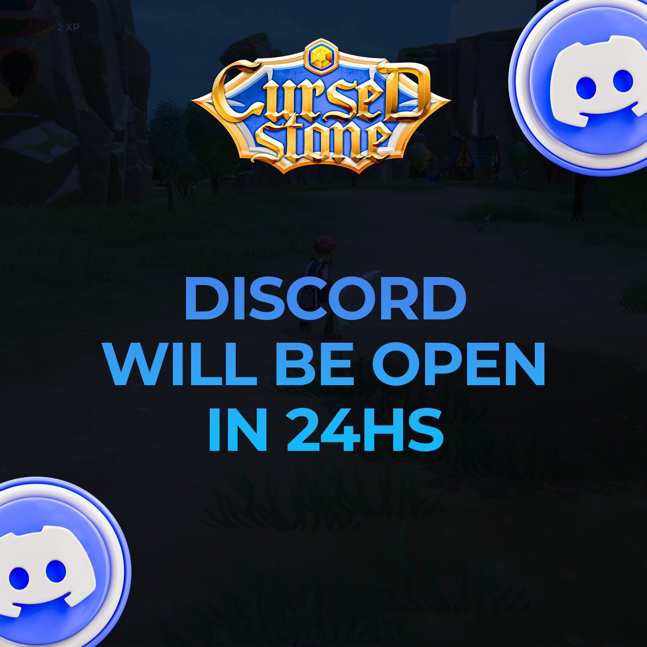 Cursed Stone on Twitter: "We will@be opening our discord in the next 24hs! Stay tuned! #discord ...
