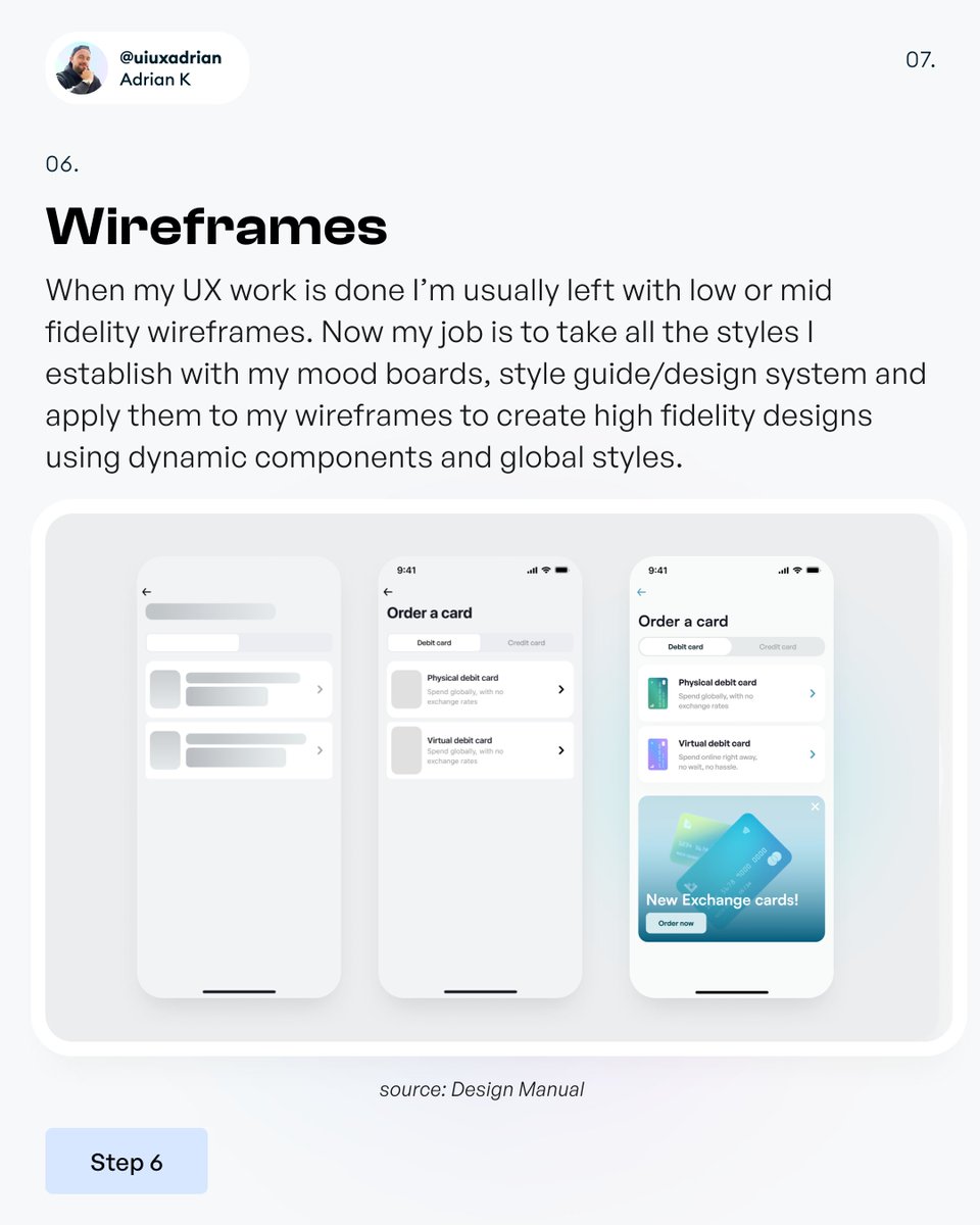 The UI behind my design process 👨‍🎨 - Thread from UI Adrian @uiuxadrian - Rattibha