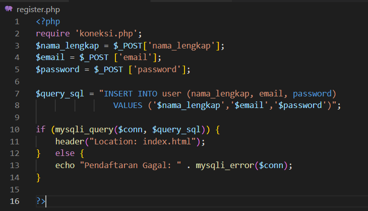 Codingfess On Twitter Code Ini Kenapa Ya Pas Input Html Form Di Databasenya Ada Data Masuk