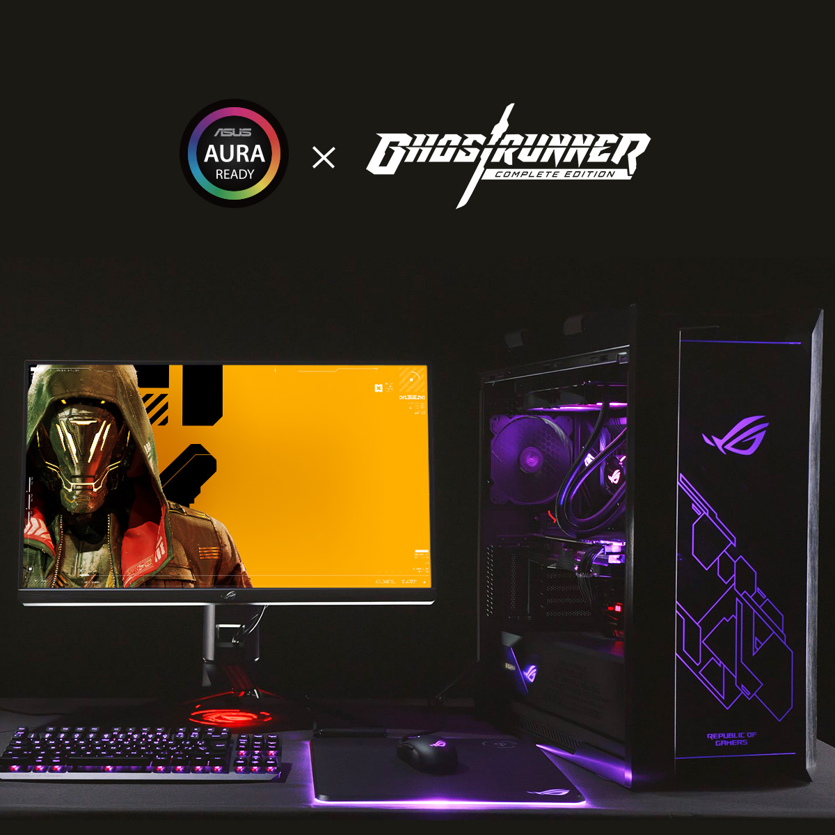ROG Türkiye on Twitter: "ROG Aura Sync ışık efektleriyle Ghostrunner' ın üst düzey siber Ninja ...