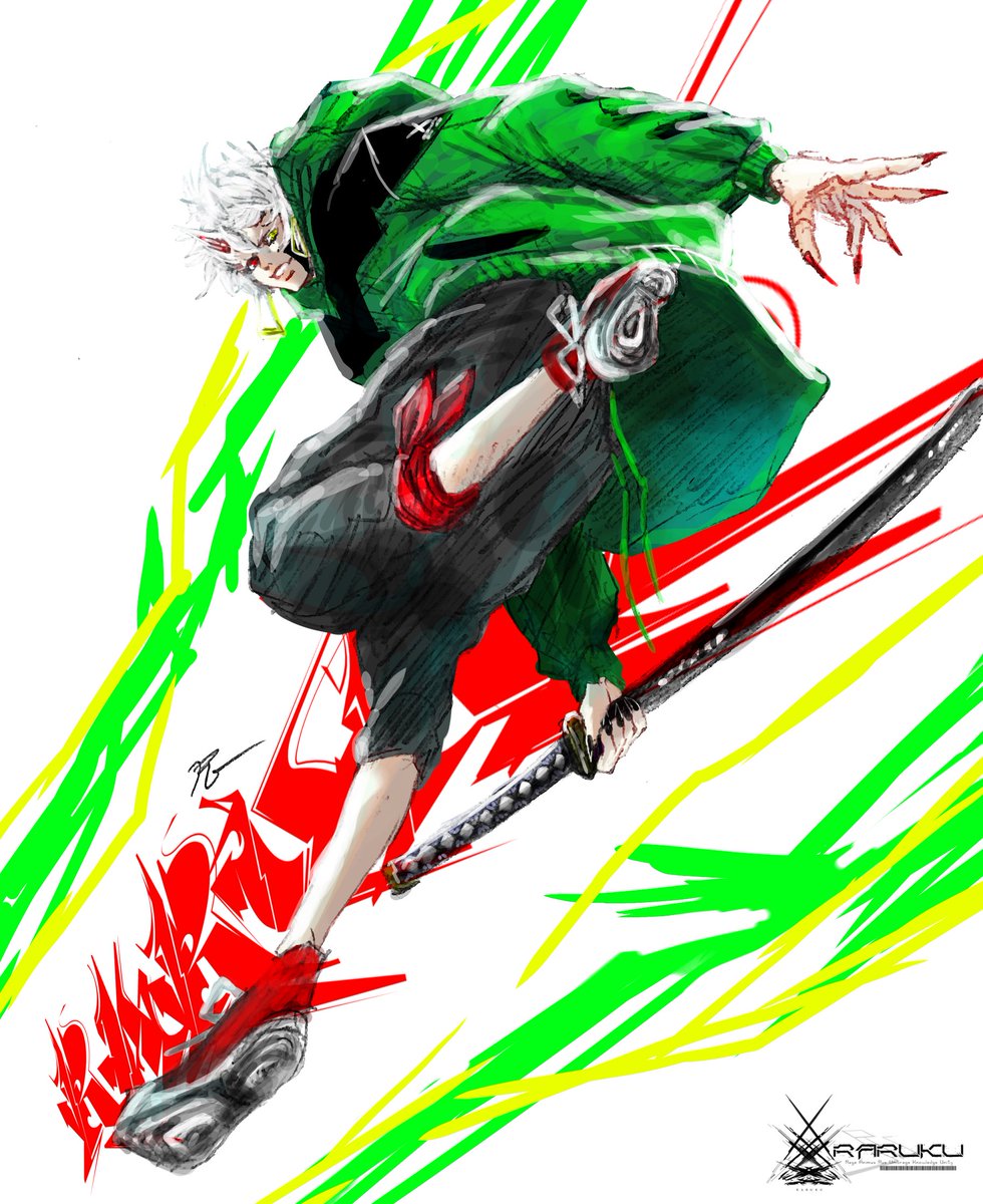 今月描いた絵を晒す いっぱい描いた 」|RARUKUの漫画