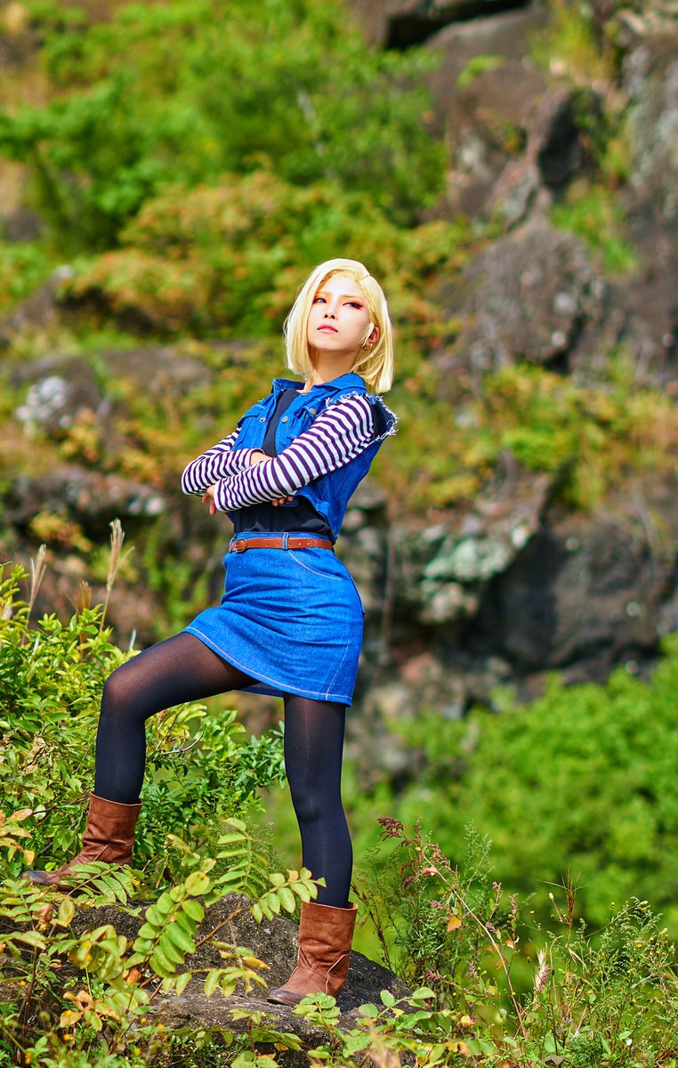 ヨル＊次回予定/聖剣伝説ルナ＊ on Twitter: "cosplay コスプレ 【ドラゴンボール/人造人間18号】 📷@Arthur_Gray さん @cosnavi1 さん 念願の岩舟で ...