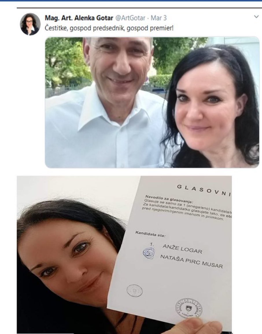 Tomo Galof 🇸🇮 🇬🇧 📸 🔶 טומו גלוף on Twitter: "In ker je glasovala po svoji vesti se je vsul plan ...