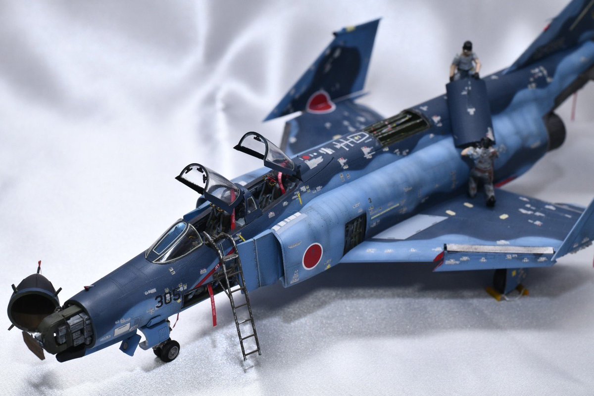 ナンガ(^O^)σ on Twitter: "RT @yoriko0620: F4EJ改（1/72 ファインモールド） 完成㊗️ SAコンに向けて約1ヶ月かかりました。 アフターパーツもりもり ...