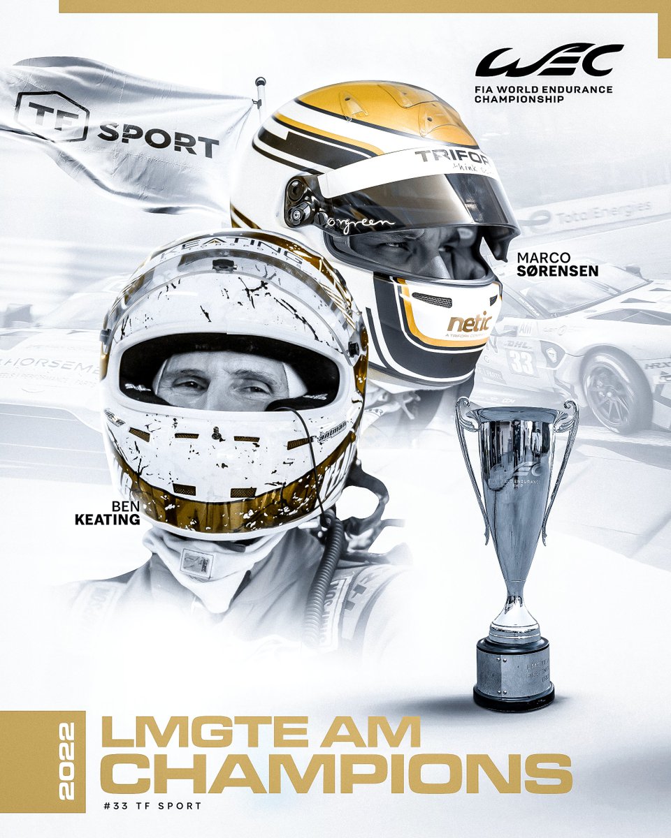 FIA World Endurance Championship on Twitter: "LMGTE AM CHAMPIONS! 🏆 @OfficialTFSport, Ben ...