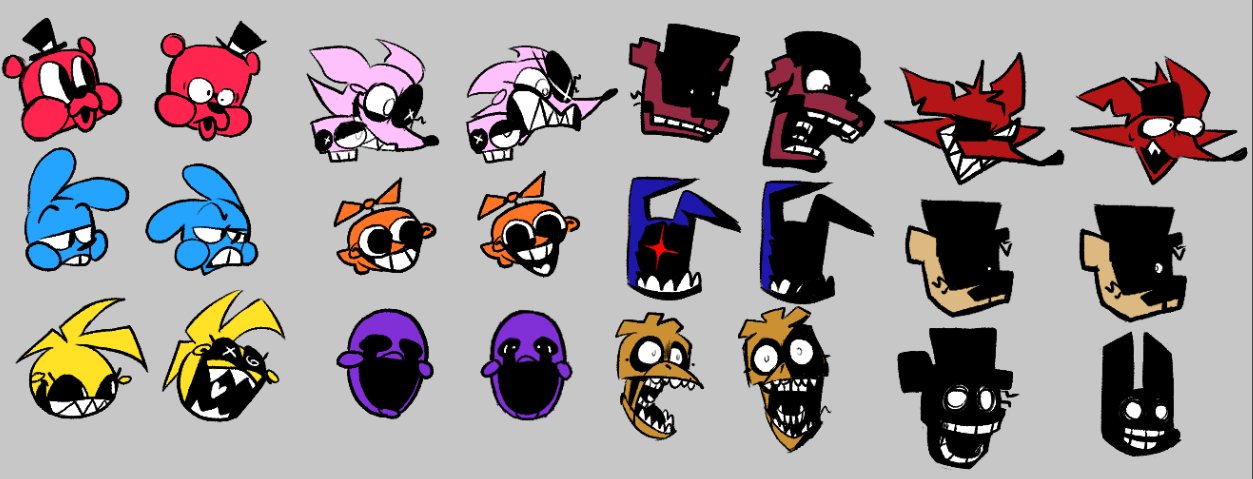 Iconos De F2u Fnaf Por Alasker Heston