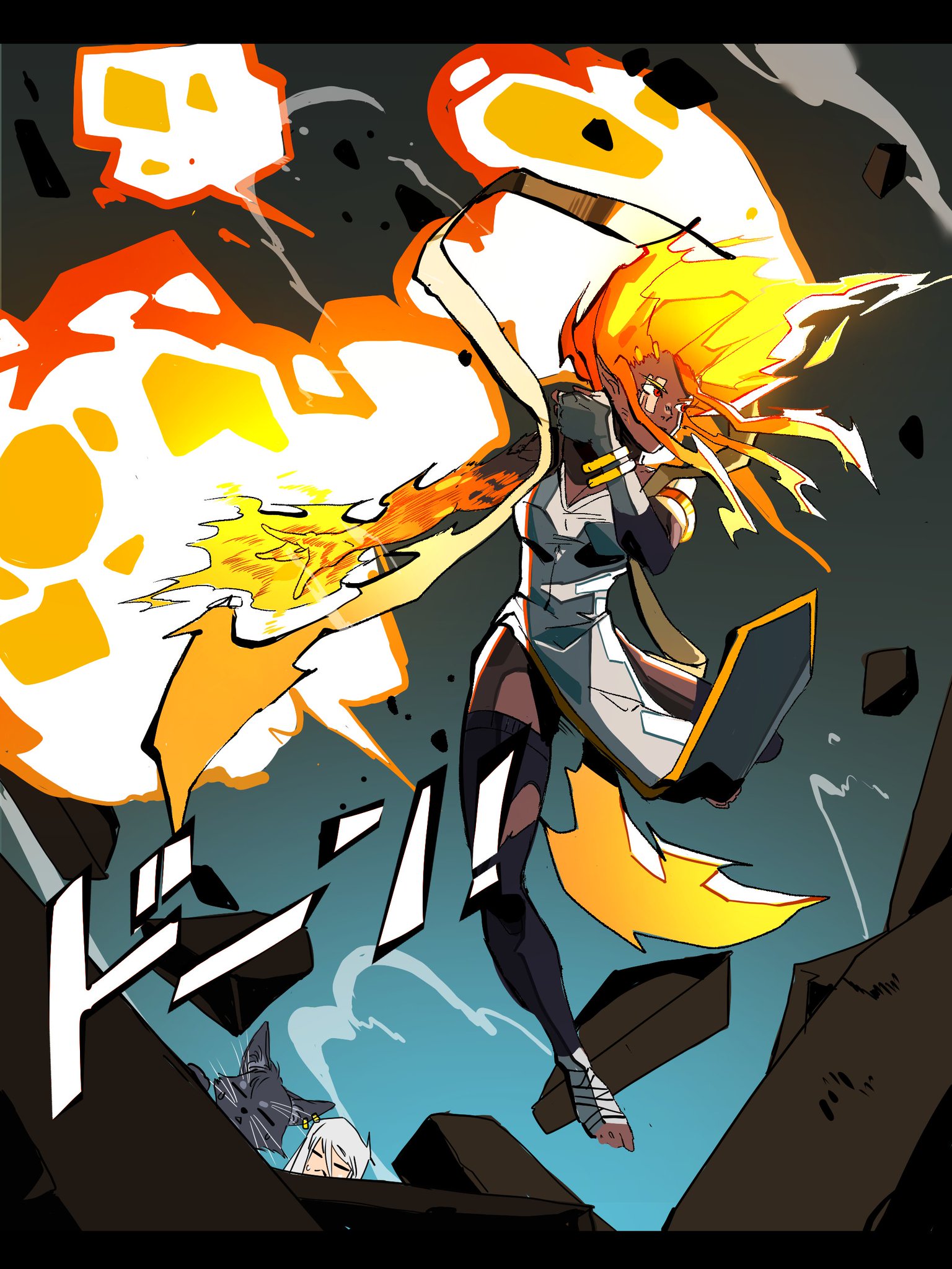 Raph' 🇫🇷 (comms full) on Twitter: "LET THE FIRE BURN !! [Commission Art] https://t.co/HXjsx7Q6yK ...