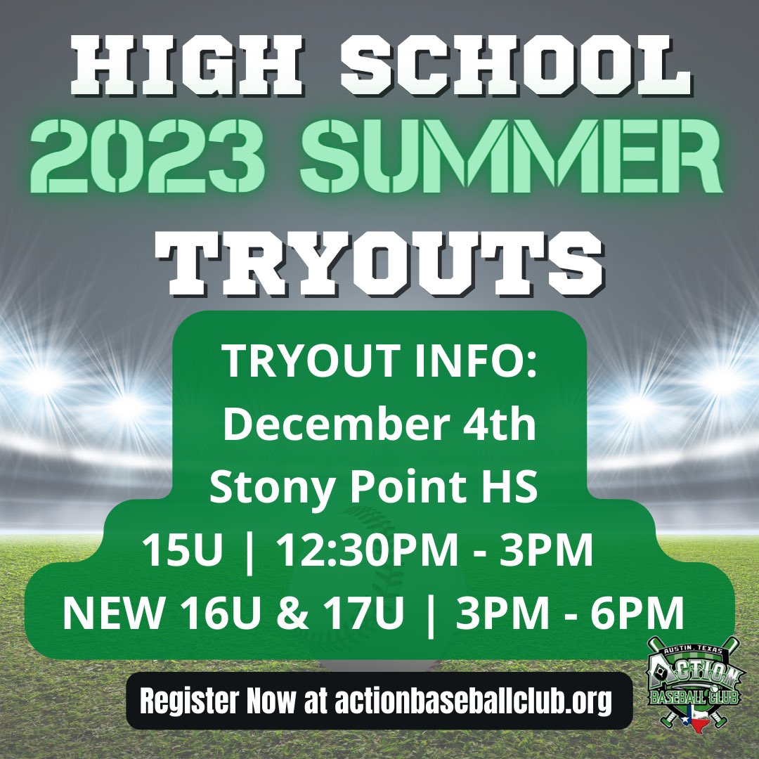 Action Baseball Club - Cedar Park, TX | Traveling Baseball Club