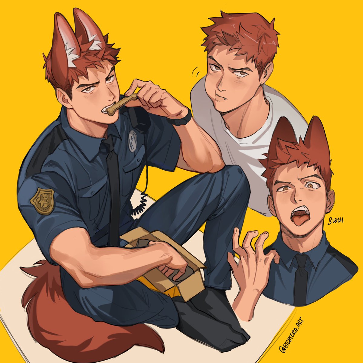 「Old doodles I colour 」|Tec is a natural disasterのイラスト