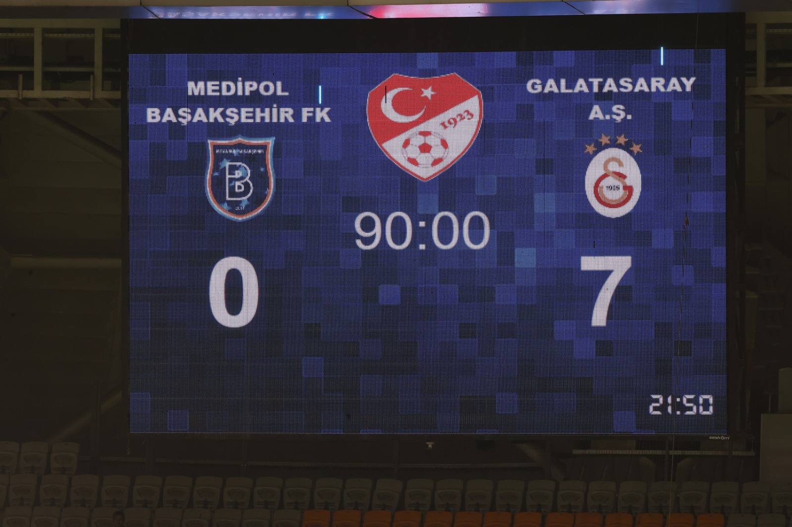 Galatasaray SK on Twitter: "🔍 M. Başakşehir FK, bu skorla birlikte 8 yıllık kulüp tarihindeki en ...