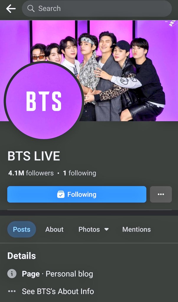 🌊Indigo on Twitter: "BTS fanpage with 4.1M followers on facebook, posting about the votings🥰💜 ...