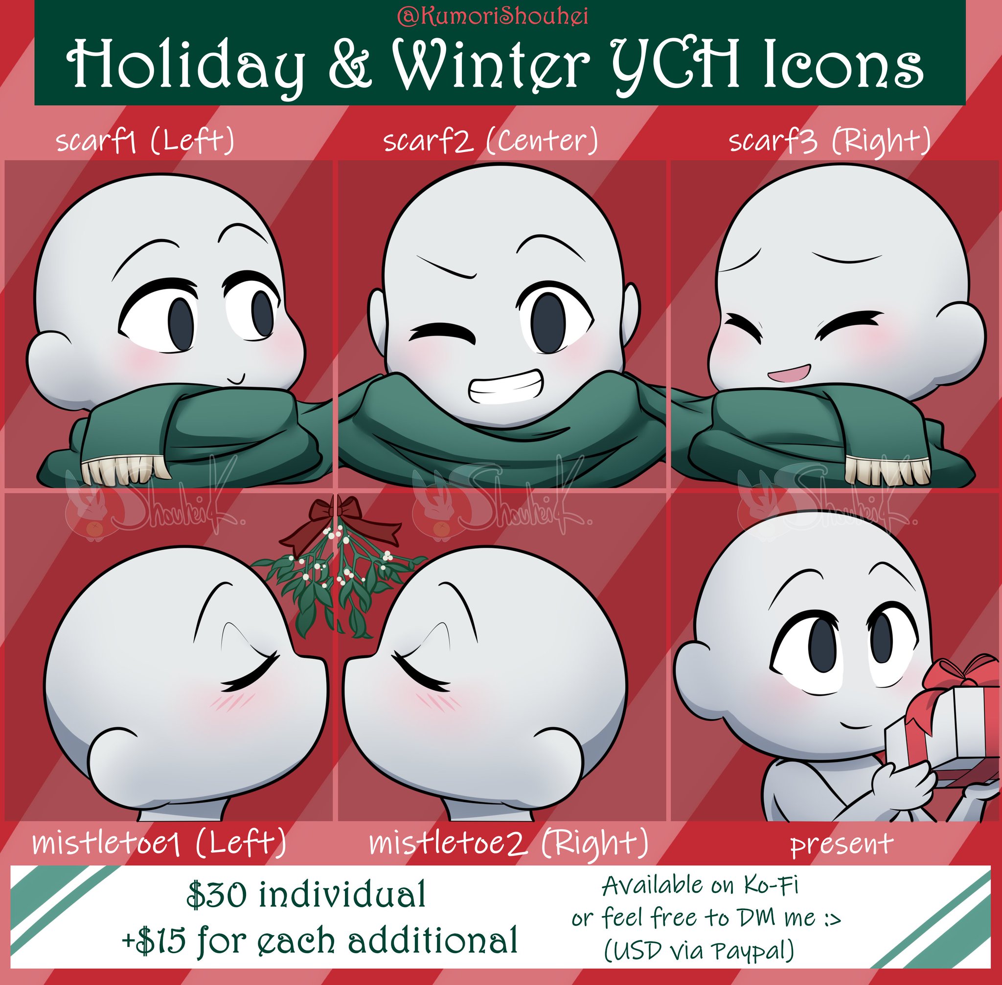 Shouhei Kumori 【⛩Yokai 🦊🐉 VTuber🌸】 on Twitter: "HERE IT IS!🎄 ️ Holiday / Winter YCH comms now ...