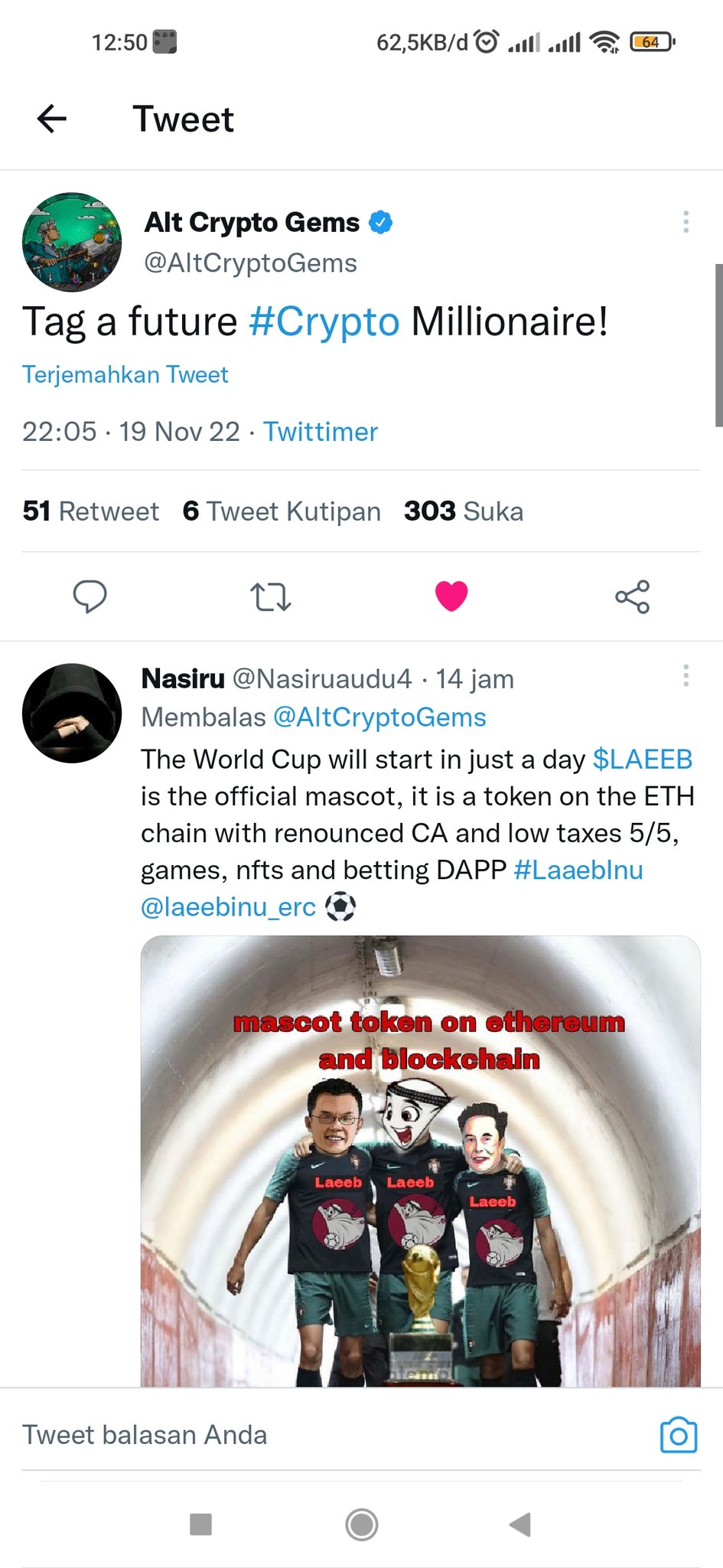 Ynah 🪷 on Twitter: "$2 in 30mins ️ — RT this — LIKE ONLY: https://t.co/EhV8ISzz4e" / Twitter