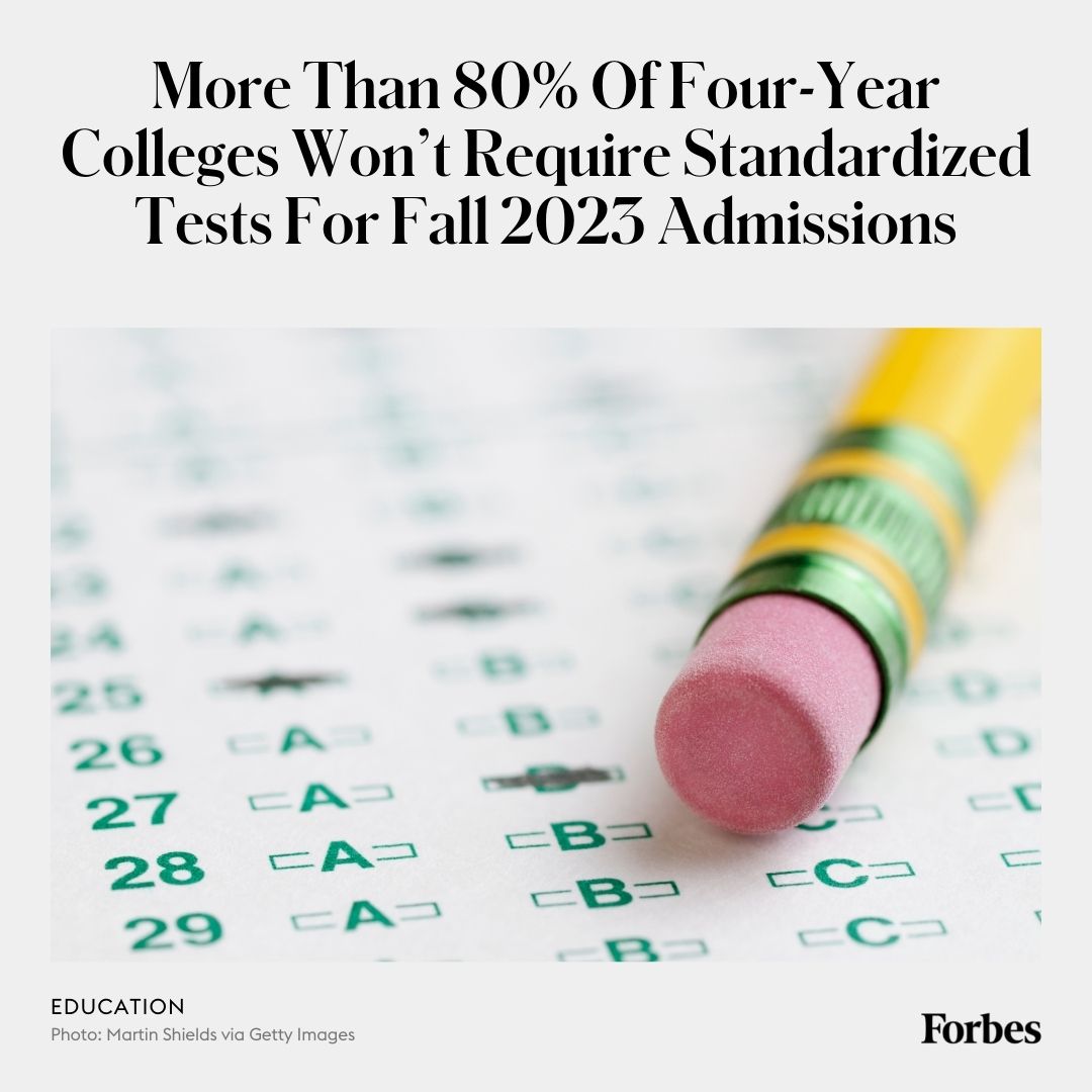 The shift away from requiring standardized test scores has now become ...
