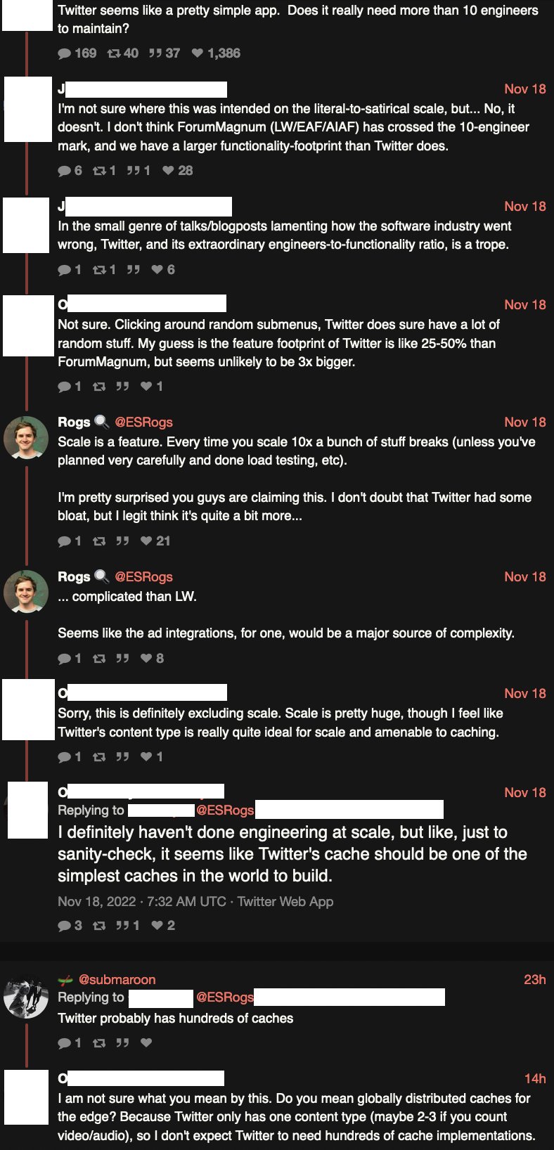 Dan Luu on Twitter: "It's a bit ironic that, with how Elon's run meetings, the people saying ...