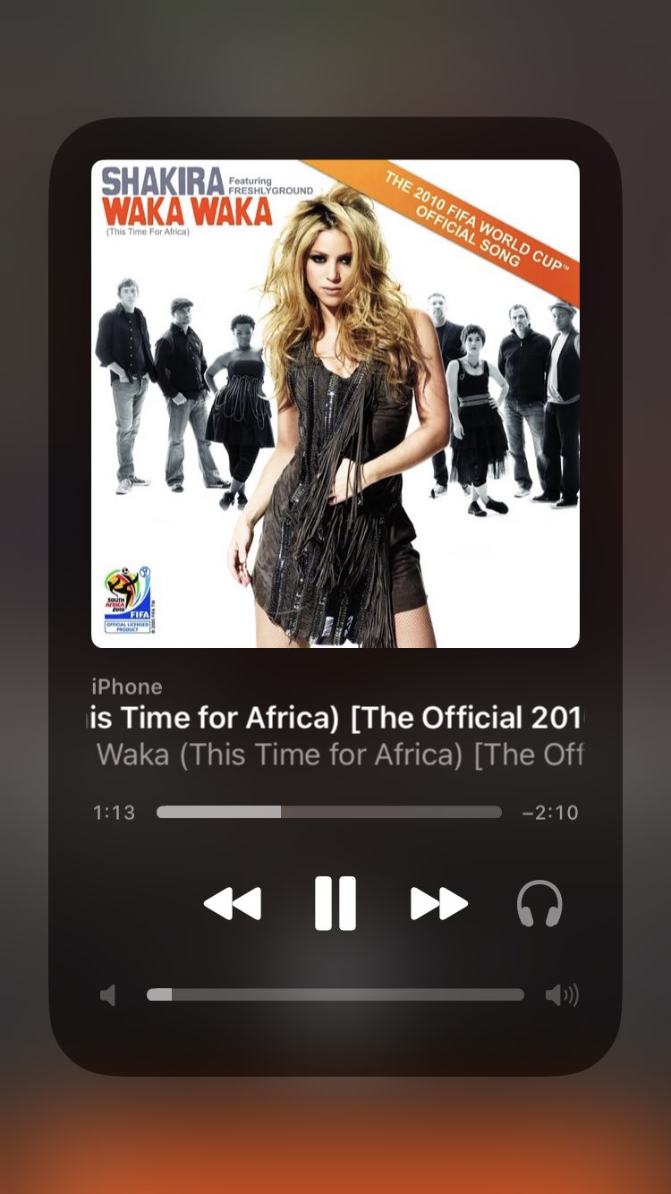 Maria Fernanda on Twitter: "“Waka Waka” de Shakira y “Dreamers” de ...