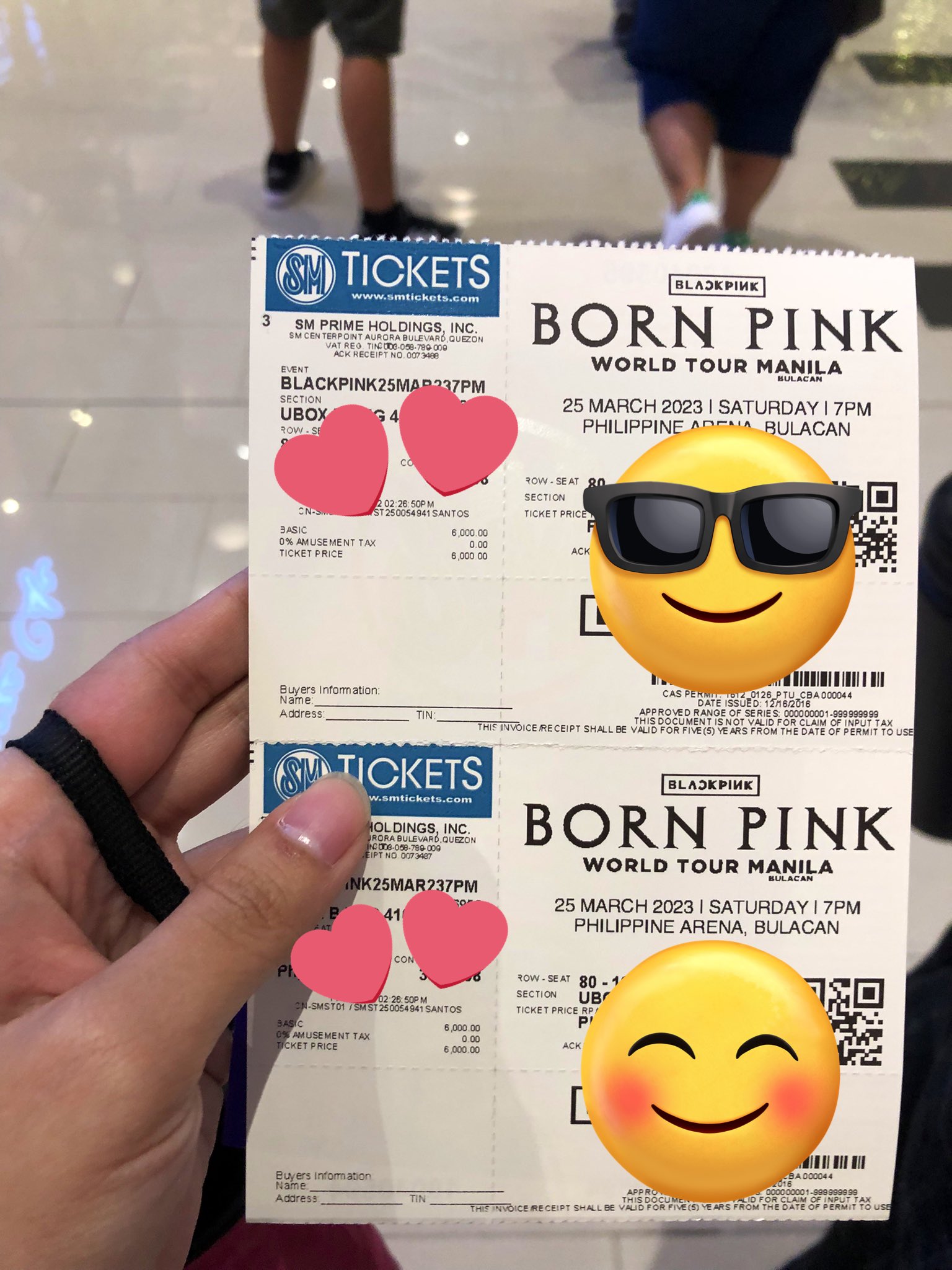 vivere ☻ | 𓆤 HELLO 🤙~ on Twitter: "OMG OMG BP TICKET SECURED. THANK YOU SO MUCH SIS ...