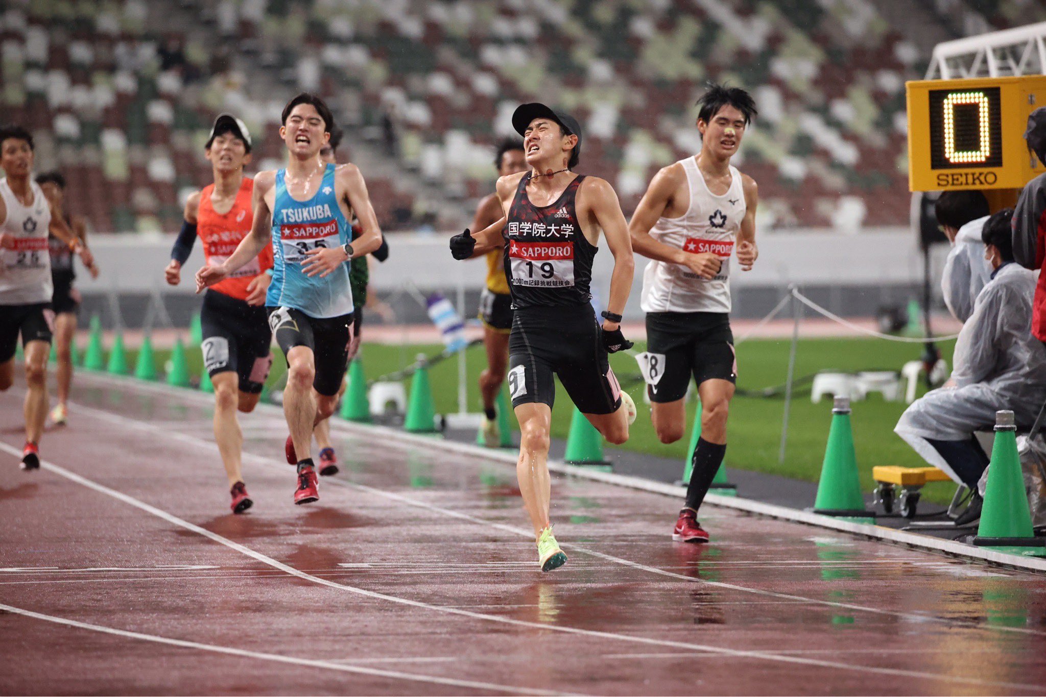 月陸Online／月刊陸上競技 on Twitter: "#10000m記録挑戦競技会 男子8組 原 秀寿（國學院大2）29.26.04 金子佑太朗（筑波大2）29.26.76 福永一聖 ...