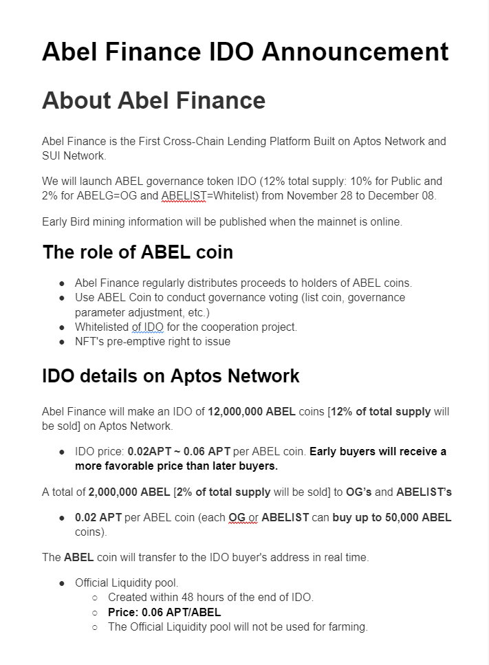 区块链X曼 on Twitter: "RT @abelfinance: 🌱 Abel Finance IDO Announcement The day is almost here ...