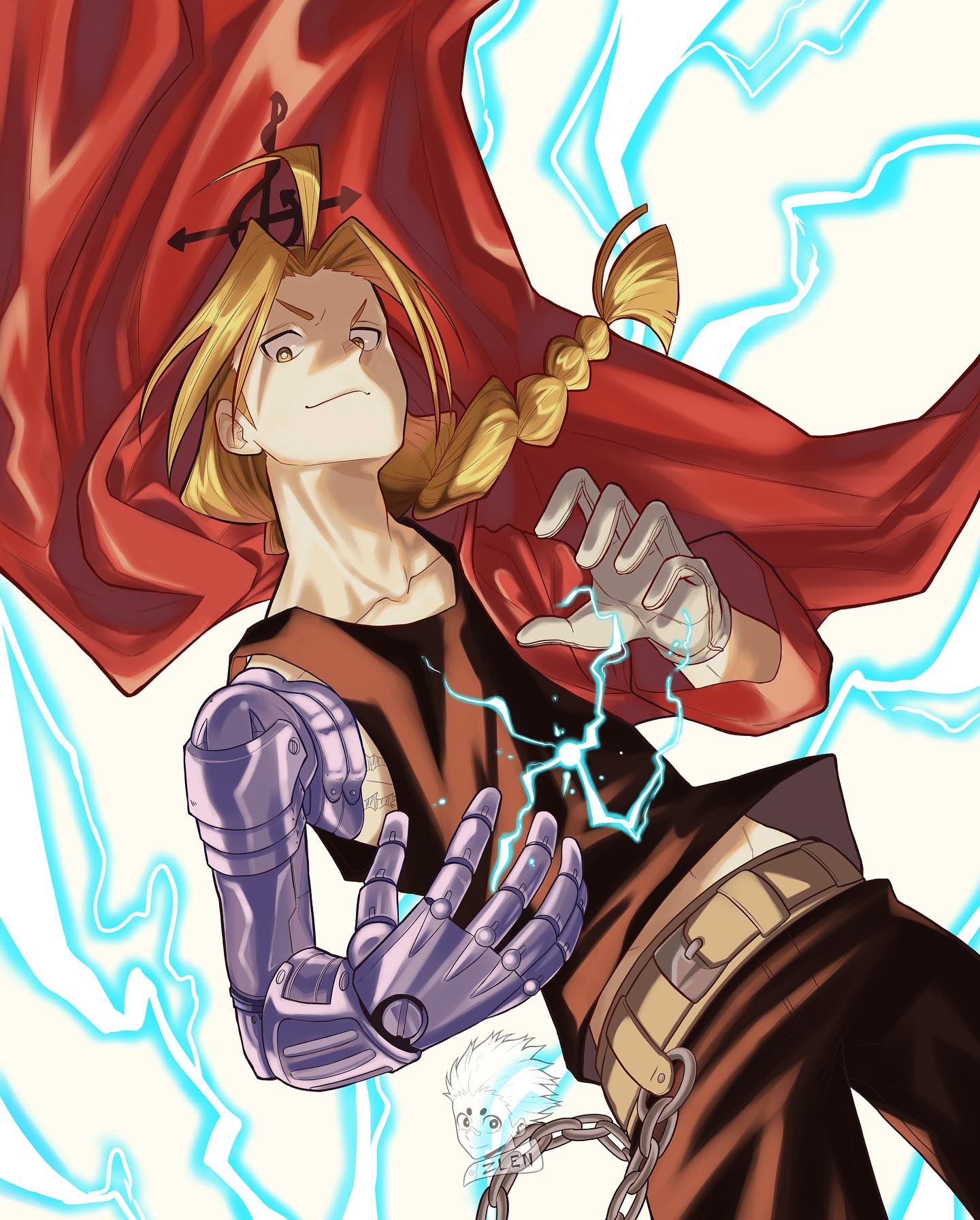 Zlen Inov’art on Twitter: "Edward Elric !! 🔥 _ _ _ #commission #drawing #commissionsopen # ...