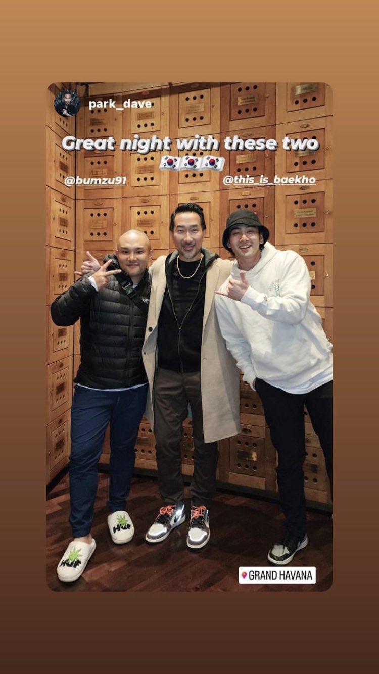 BAEKHO GLOBAL on Twitter: "221120 United Talent Agency (UTA) agent Dave Park Instagram Story w ...