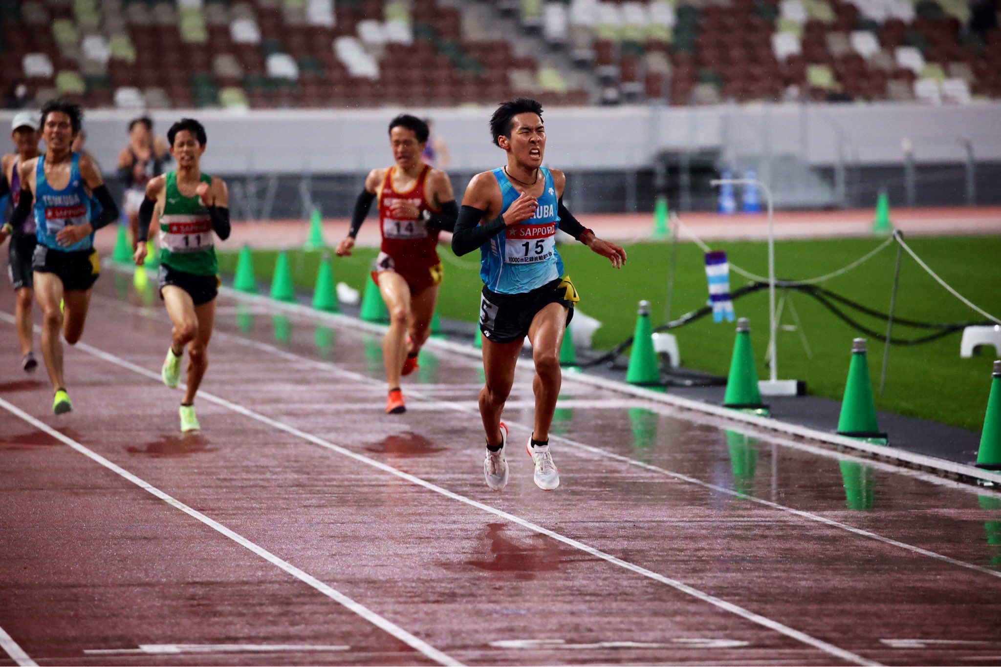月陸Online／月刊陸上競技 on Twitter: "#10000m記録挑戦競技会 男子6組 藤原潤乃佑（筑波大3）29.52.81 稲葉勇介（桜美林大2）29.54.77 小山洋生（筑波 ...