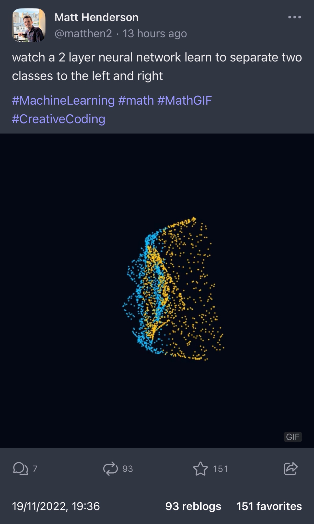 Matt Henderson on Twitter: "I’m posting new animations on mastodon https://t.co/gOuvk0erA6 ...