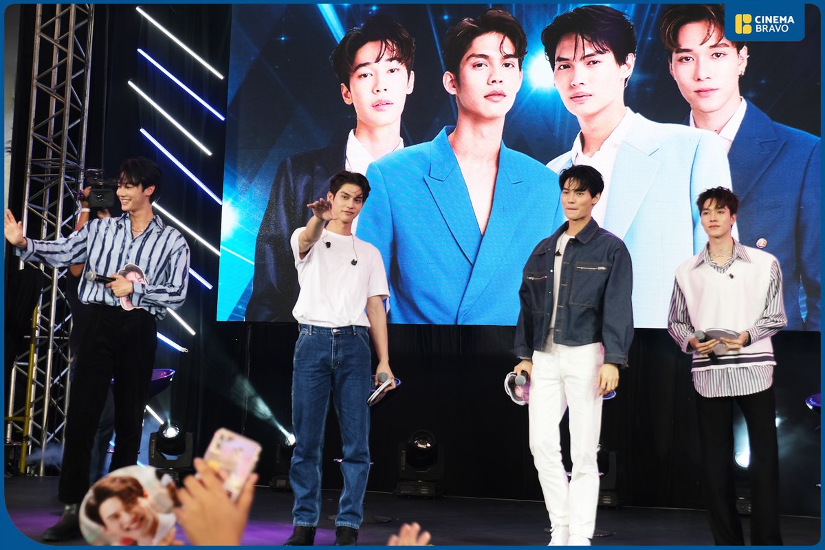 CinemaBravo on Twitter: "LOOK: Bright, Win, Dew, and Nani of F4 Thailand: Boys Over Flowers at ...