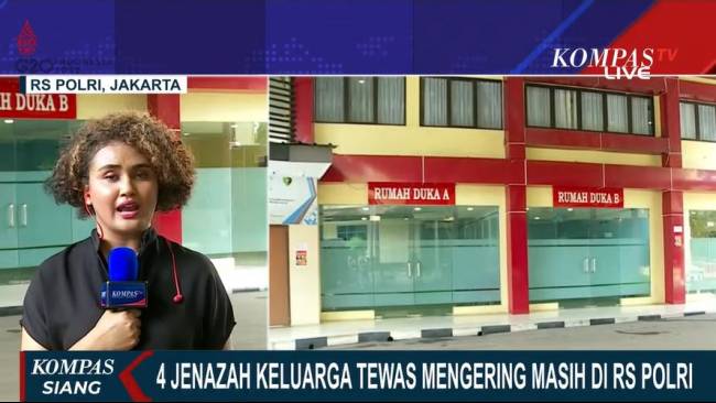 KOMPAS TV on Twitter: "Empat Jenazah Keluarga yang Tewas di Kalideres Masih di RS Polri hingga ...