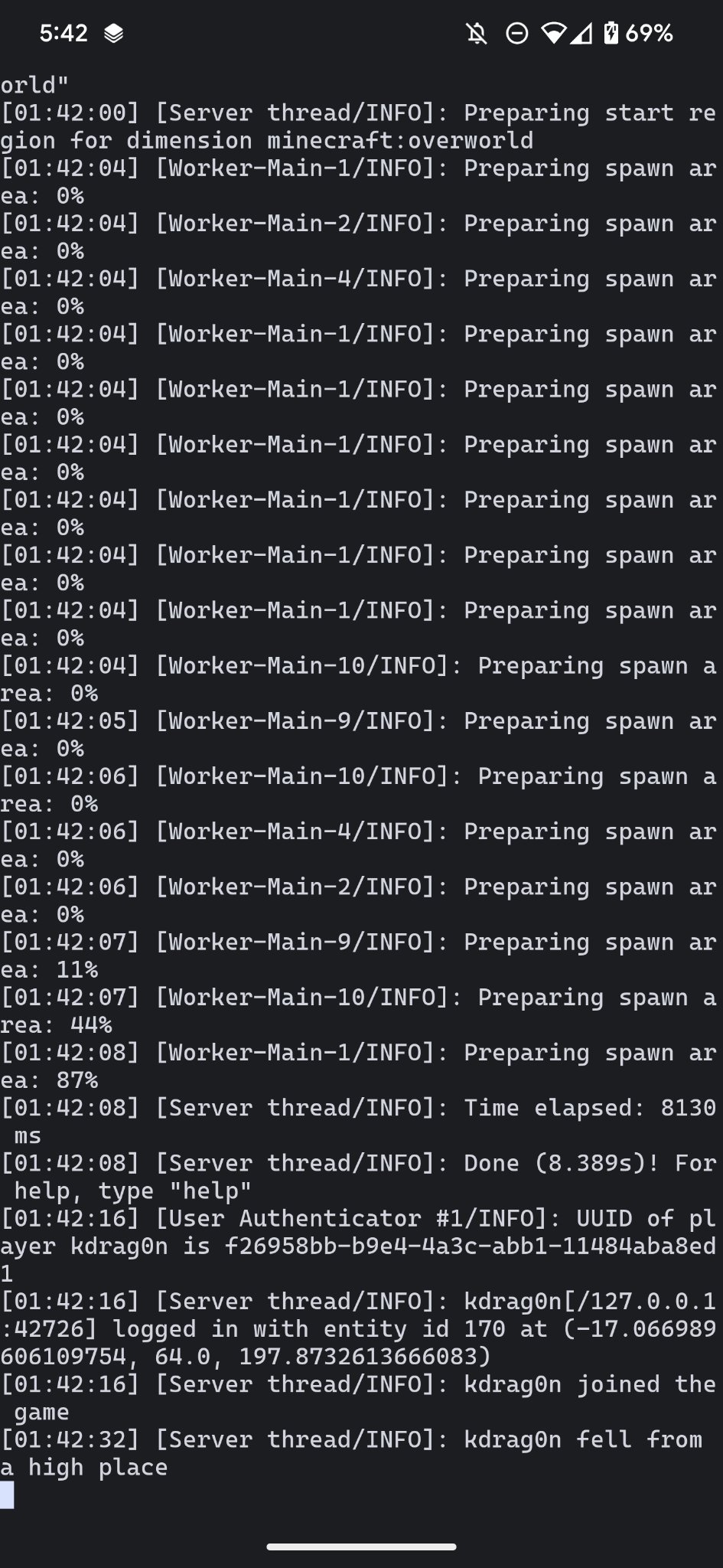 Danny Lin on Twitter: "Minecraft server runs pretty well. (blame @AdamConwayIE for the idea) To ...