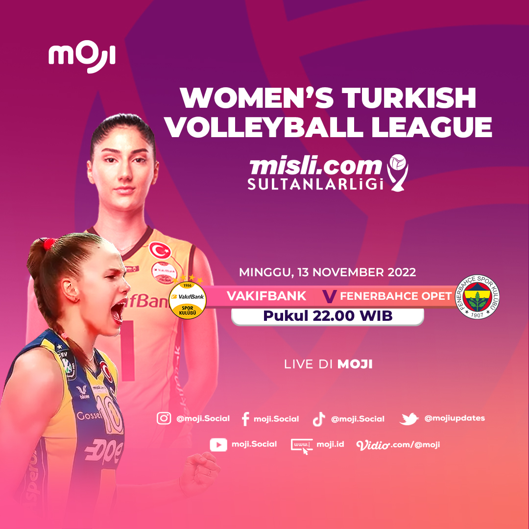 Its MOJI on Twitter: "Dikasih Women's Turkish Volleyball League 2022 kira-kira pada mau gak ya🙊 ...