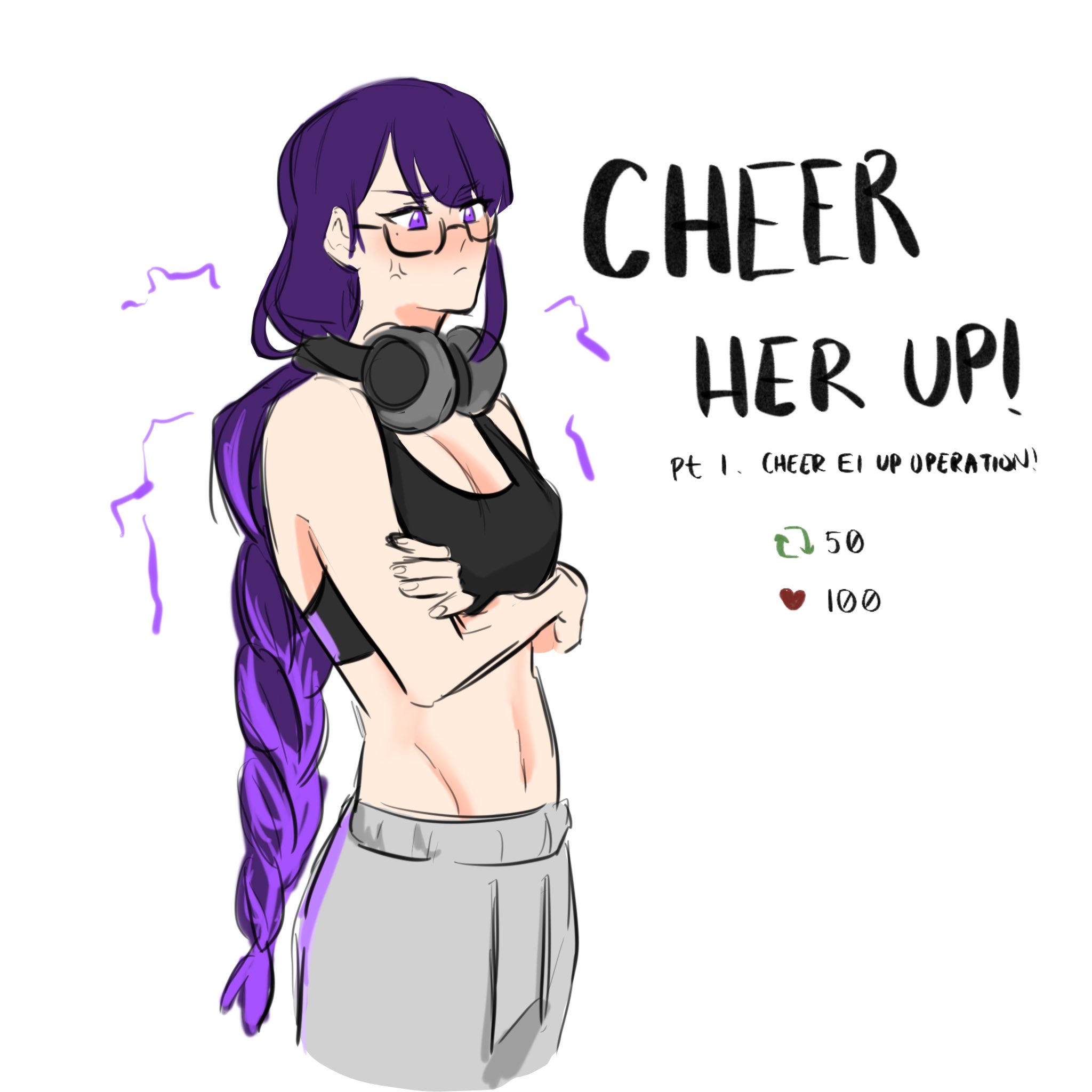 bimyou 🔞 COMMISSIONS OPEN on Twitter: "Ei lost a game! Cheer her up :) part 1 #RaidenShogun # ...