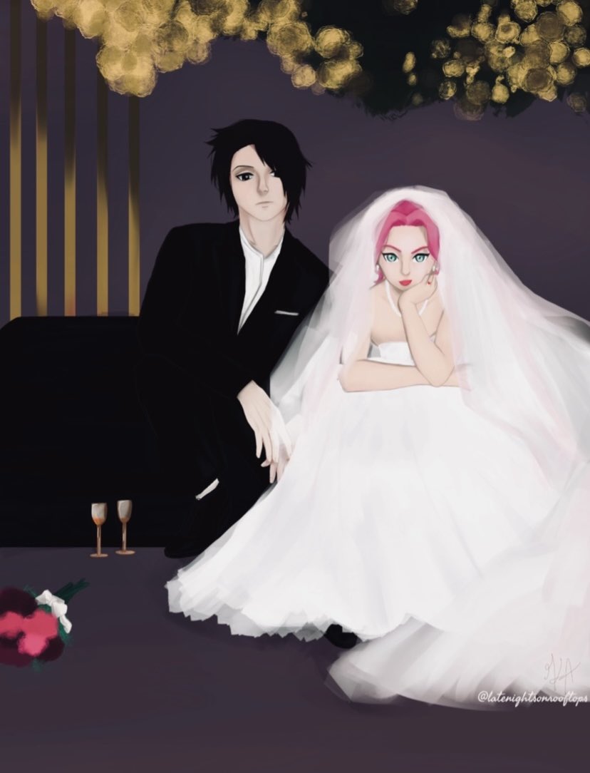 CR: SASUKE RETSUDEN MANGA!! on Twitter: "RT @lateroofnights: The Wedding of Mr. and Mrs.Uchiha ...