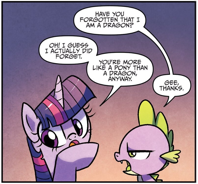 Twilight And Spike Comic
