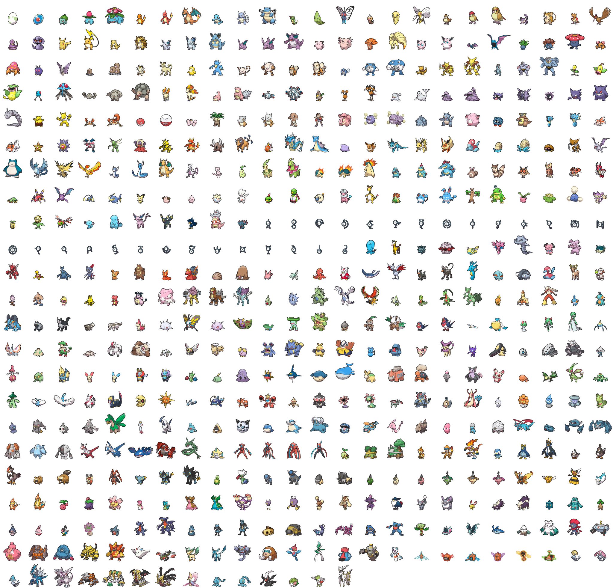 All Pokemon Sprites