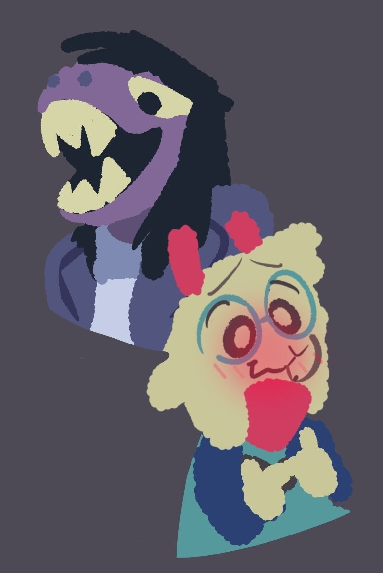 Annoying Orange On Twitter I Bring You More Ralsusie Content Deltarune