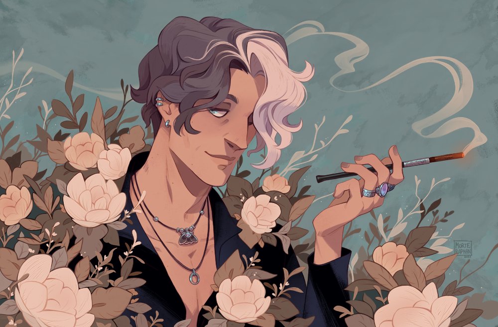 「Lucian Young, vampire, medium and a litt」| morteraphan のイラスト