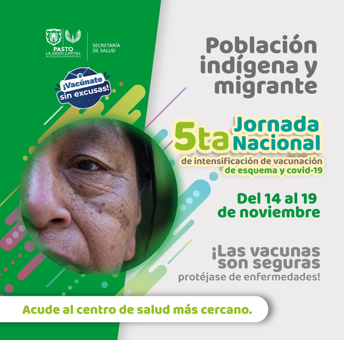 Alcaldía de Pasto on Twitter: "Invitamos a la población indígena y migrante a ponerse al día con ...
