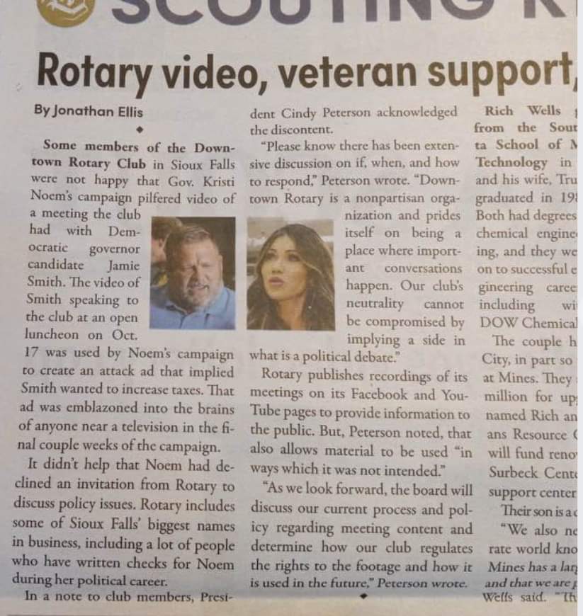South Dakota Standard On Twitter Noem s Lack Of Ethics Revealed Yet south-dakota-standard-on-twitter-noem-s-lack-of-ethics-revealed-yet