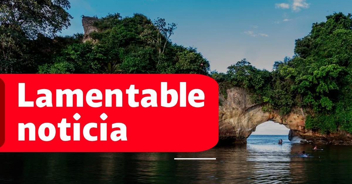 Colapsó el emblemático arco natural de playa de El Morro en Tumaco ...