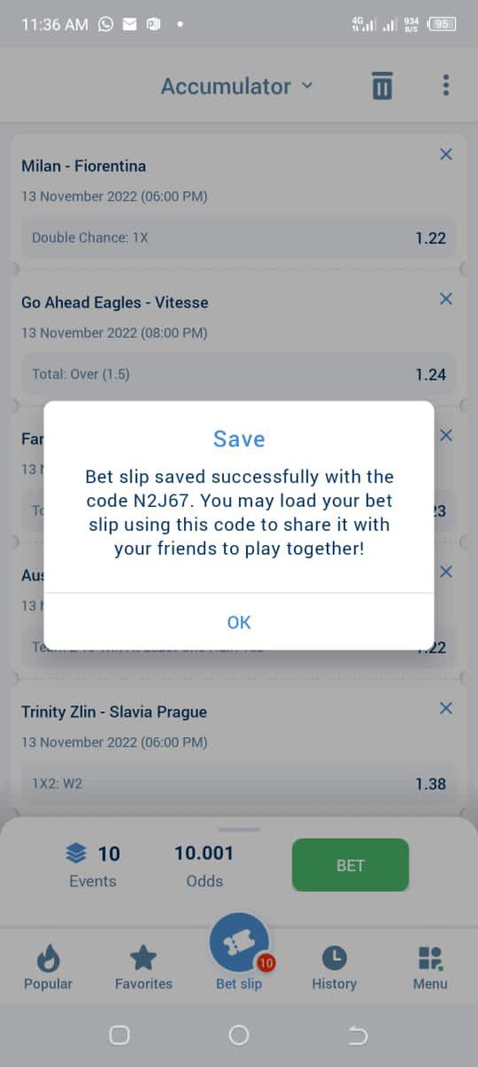PlayMaker_Tips on Twitter: "RT @betmind1: 1XBET TIPS 👍🏽☑️☑️☑️☑️☑️☑️☑️☑️ 10 ODDS 3 ODDS Don’t ...