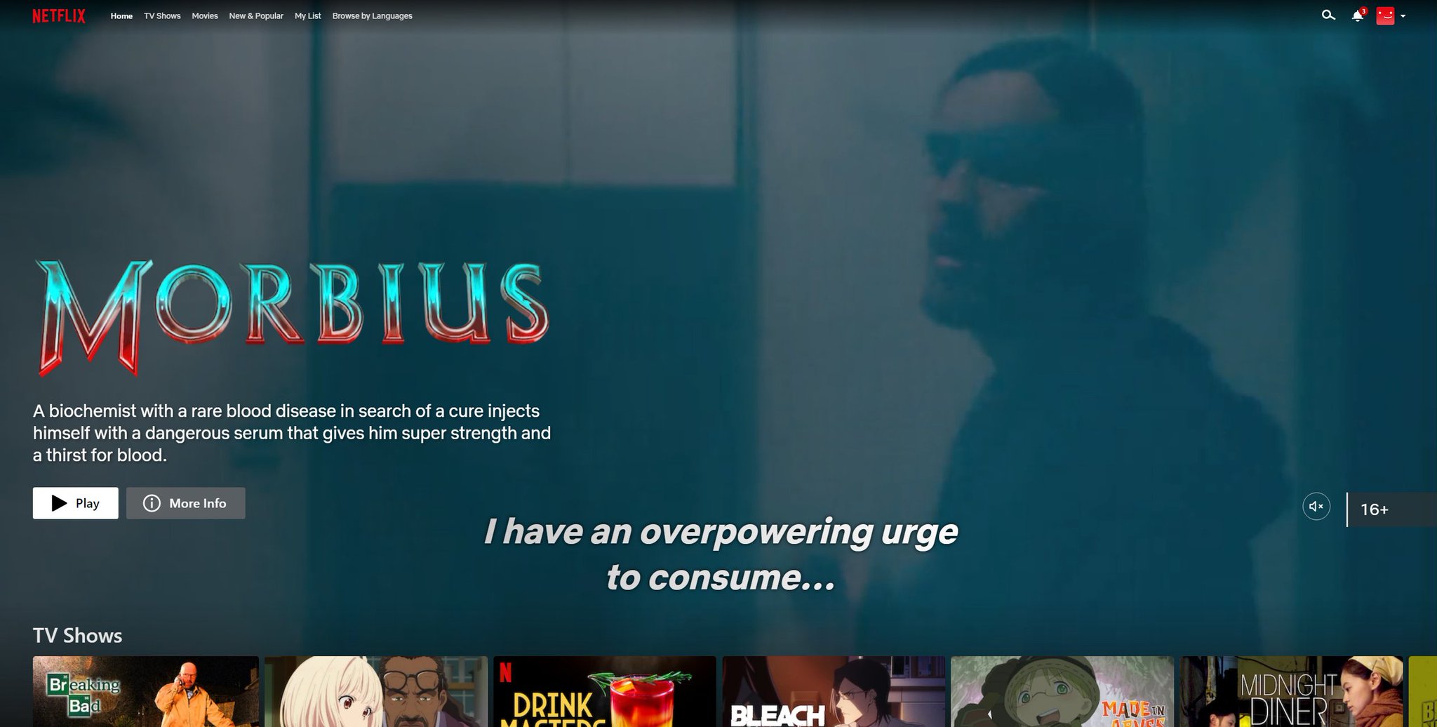 ExTrident || Comm Closed on Twitter: "thank you netflix i can finally watch the amazing movie ...