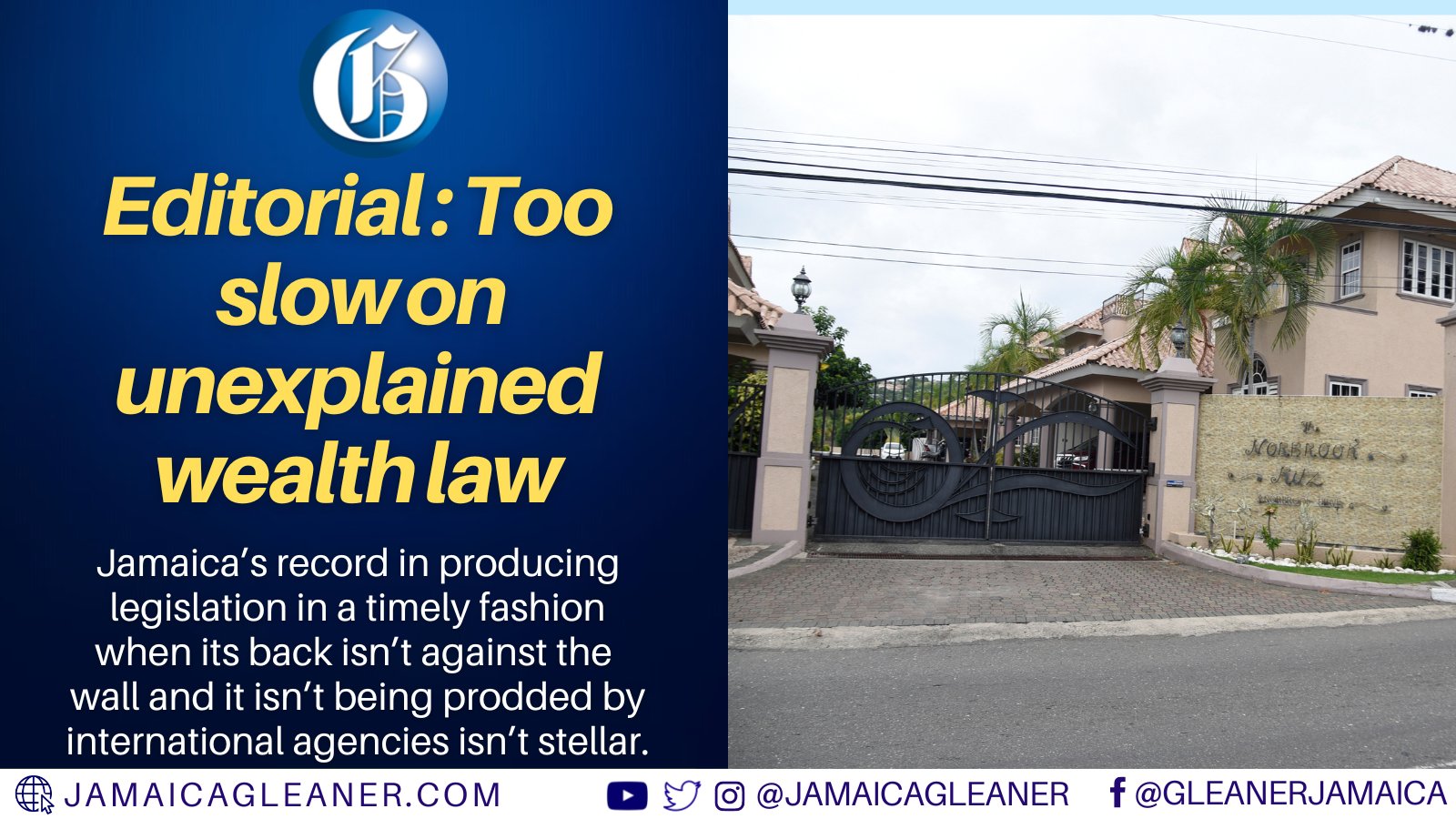 Jamaica Gleaner on Twitter: "A convicted drug dealer’s bid to prevent the Government from ...