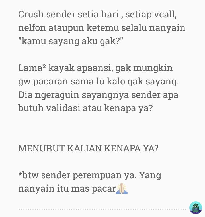 Tanyarl on Twitter: "💚 Kira-kira kenapa ya??? https://t.co/Writz8yj5U" / Twitter