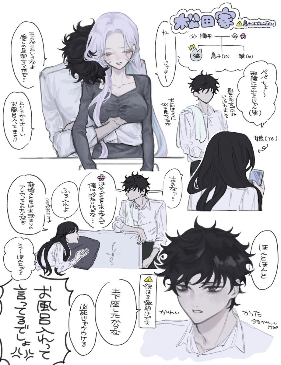 「mtd夢 #decnプラス 猫が1番の権力をもつmtd家です⚠︎かっこいいmtdくんはいません 」兎月ルイの漫画