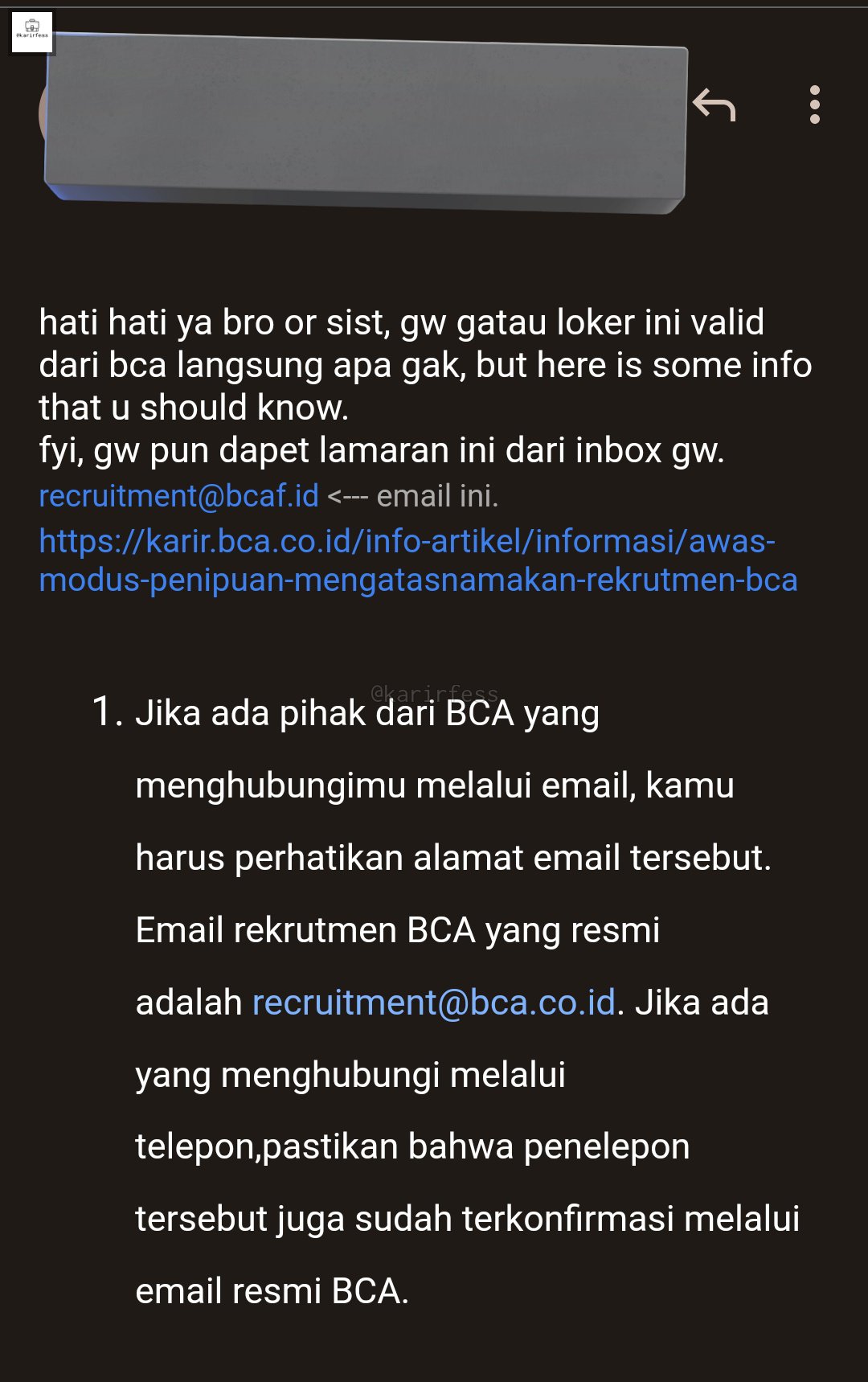 Baca Rules di Bio ‼ on Twitter: "kr! Aku minggu kemarin baru dapet email panggilan buat ...